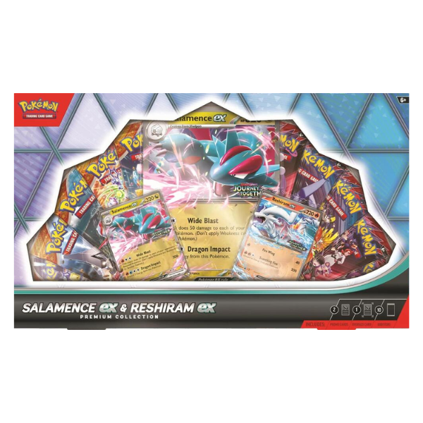 Pokemon - Special Box | Salamence ex & Reshiram ex Premium Collection ...